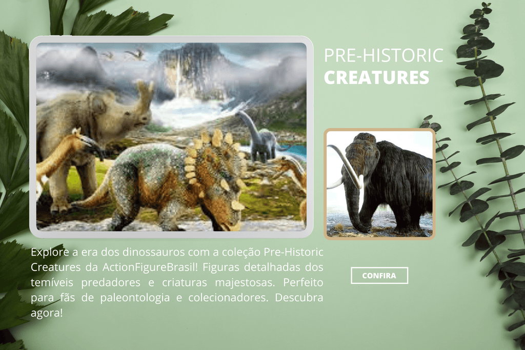 Criaturas pré-históricas (Pre-Historic Creatures) – ActionFigure Brasil