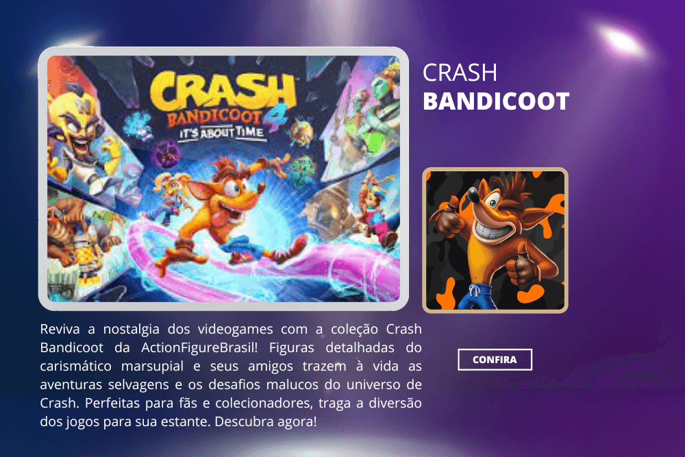 Crash Bandicoot – ActionFigure Brasil