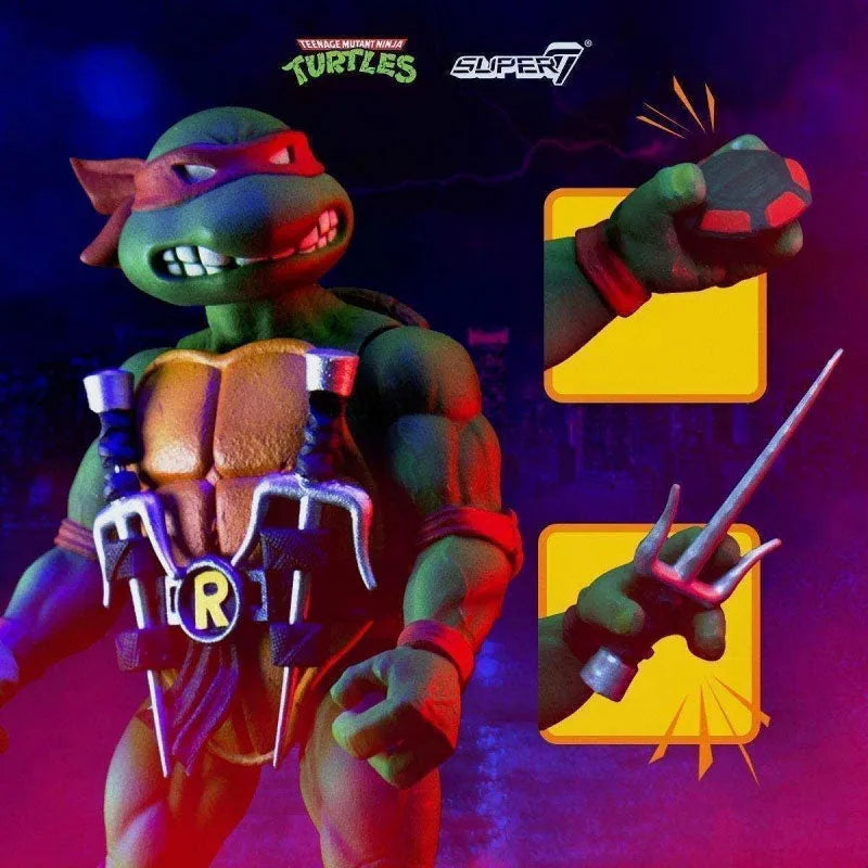 Teenage Mutant Ninja Turtles Raphael Ultimate Action Figure | Super 7 ...